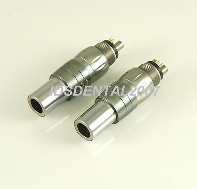 2PCS 6 holes LED Coupler for NSK Fiber Optic Handpiece Compatible NSK ...