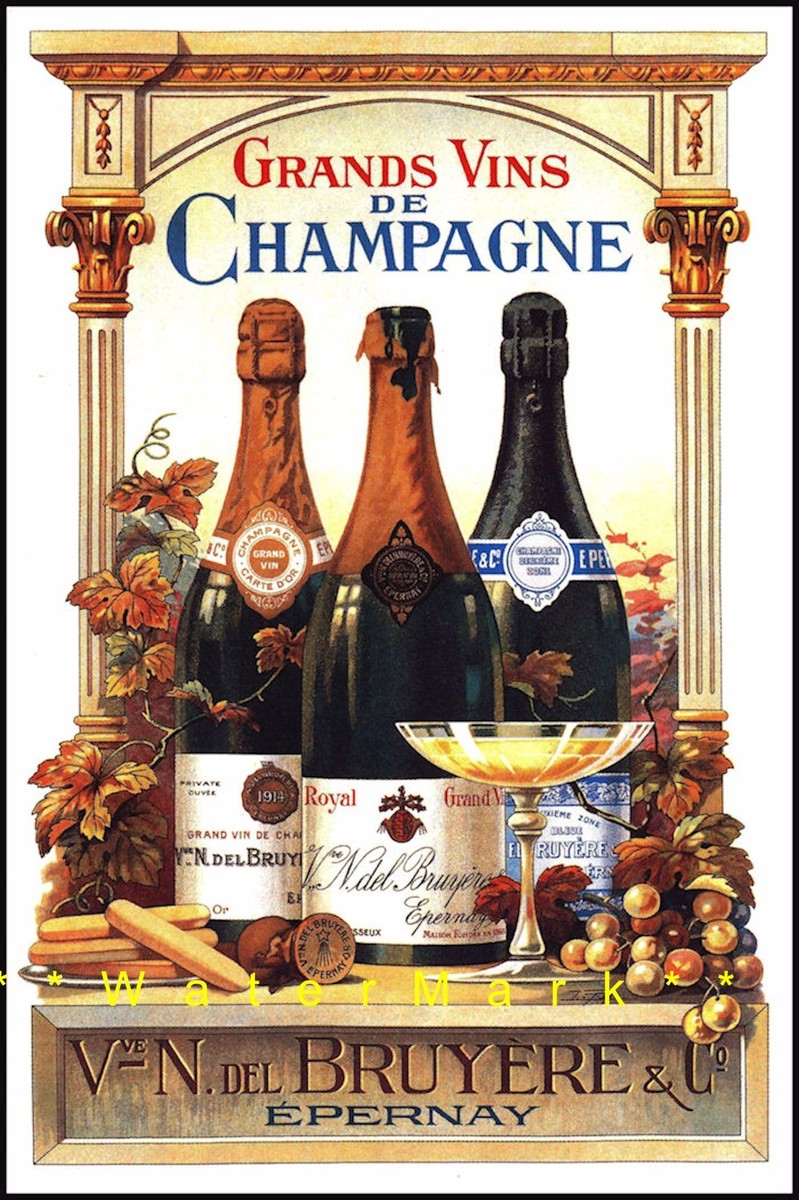 Vintage French Champagne Posters