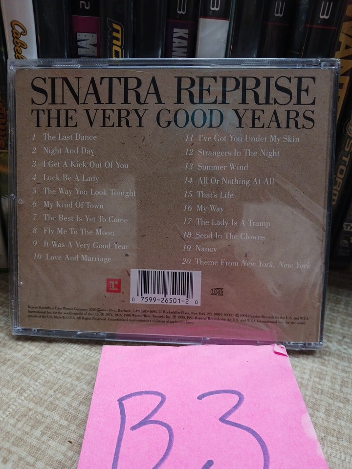 Sinatra Reprise: The Very Good Years by Frank Sinatra (CD, Feb-1991 ...