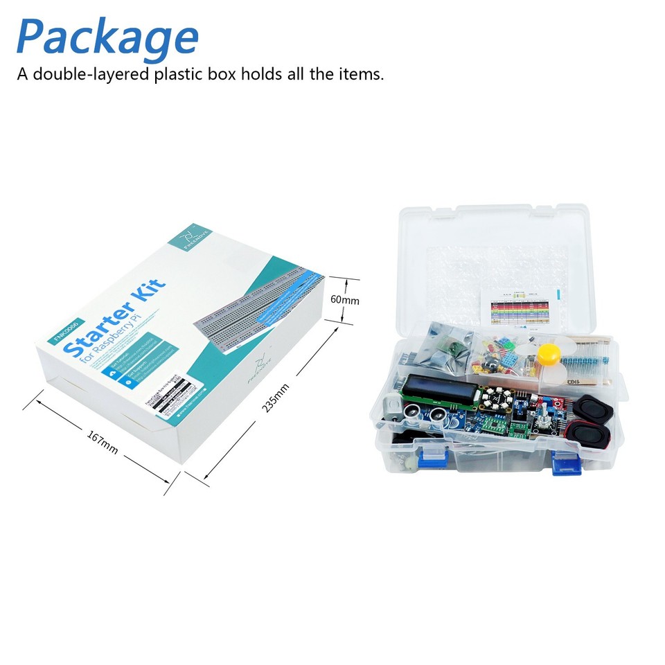 Freenove Complete Starter Kit for Raspberry Pi 5 4 B 3 400 Python C Java Scratch | eBay