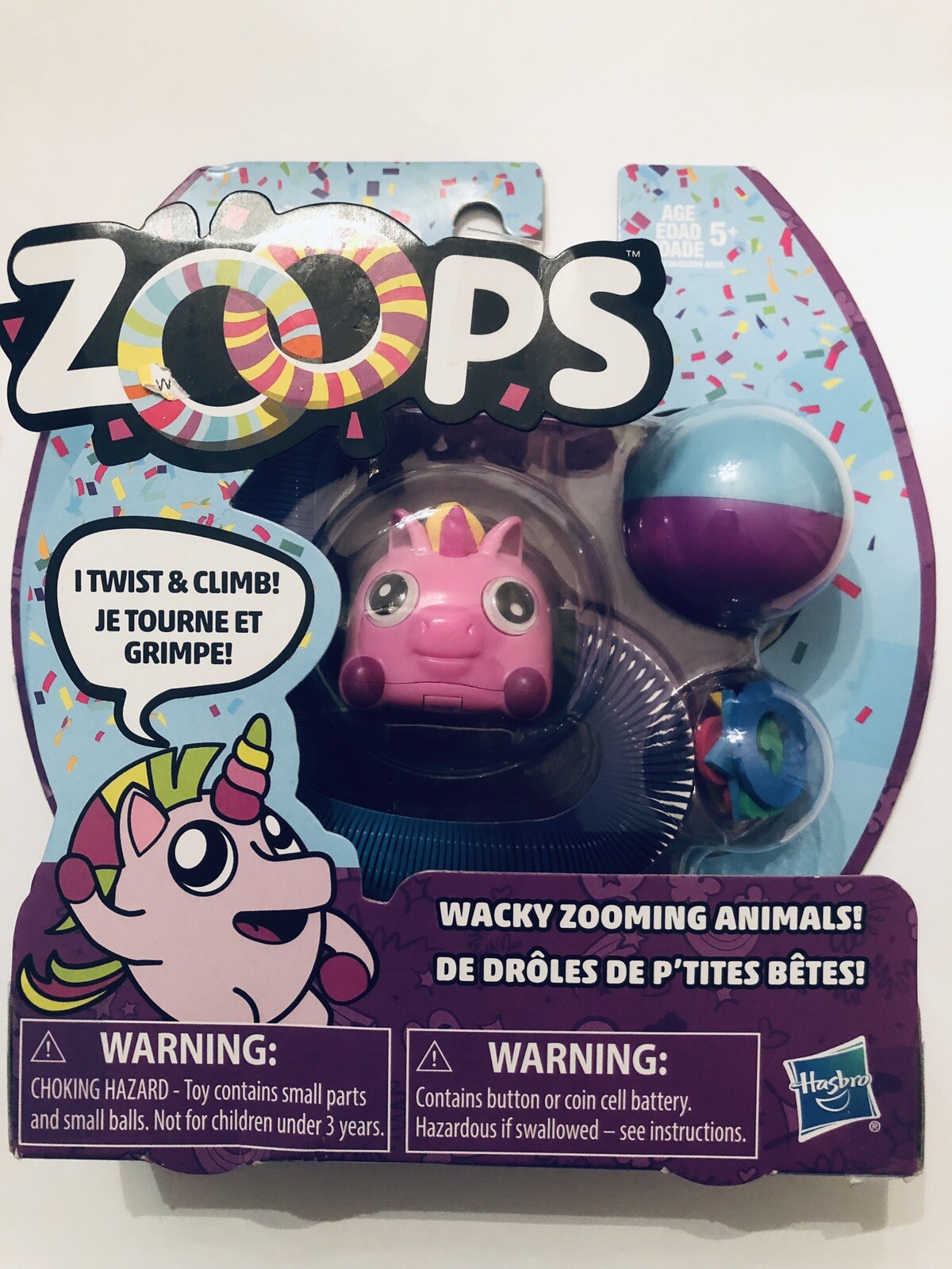 New! Zoops Unicorn Electronic Twisting Zooming Climbing Toy Party Pet ...