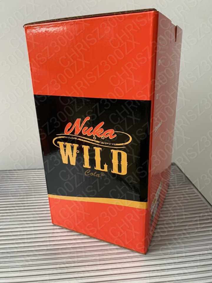Fallout Nuka Cola Wild Glass Bottle + 10 Bottle Caps Rocket Replica ...