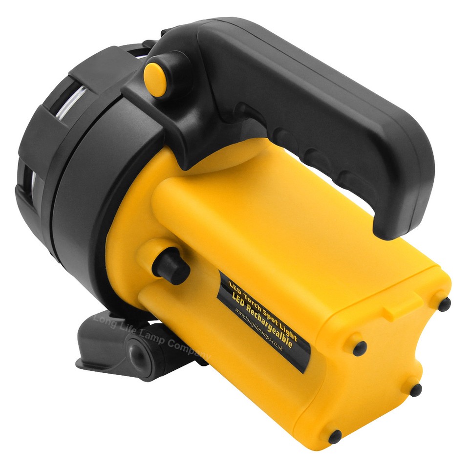 Rechargeable 3W LED Work Light Torch 3 Million Candle Power Spotlight ...