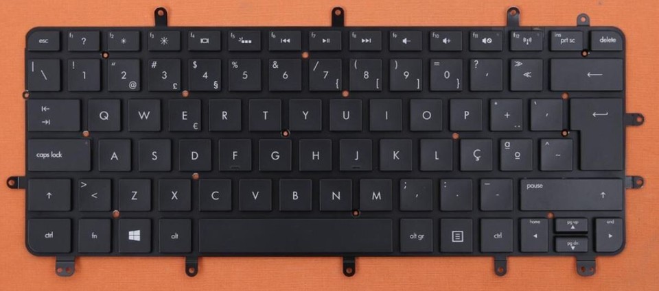 NEW QWERTY Keyboard for HP Spectre XT Pro 13-b000 Ultrabook European PO ...