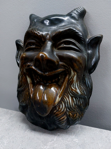 Vintage Satyr Ceramic Handmade Theatrical Mask | eBay Australia