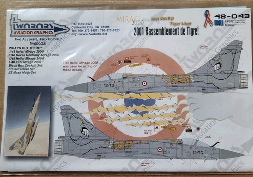 1/48 Twobobs Aviation Graphics 48-043 Mirage 2001 NATO Tiger Meet ...
