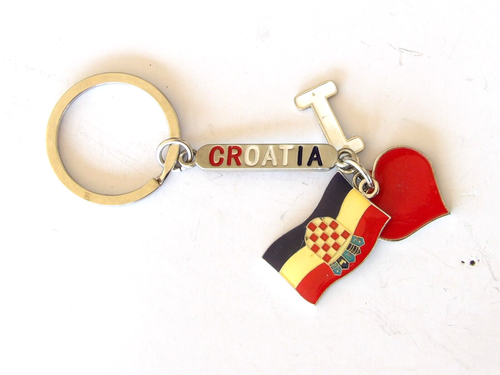 OLD I LOVE CROATIA TRAVEL SOUVENIR METAL KEY CHAIN KEYRING | eBay