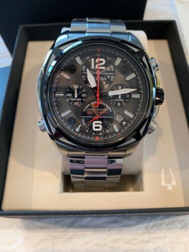 BULOVA 98b227 PRECISIONIST CHRONOGRAPH BRAND NEW RARE!!! | eBay