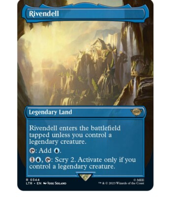 Lord of the Rings LTR Rivendell Borderless Reg - Magic the Gathering NM ...