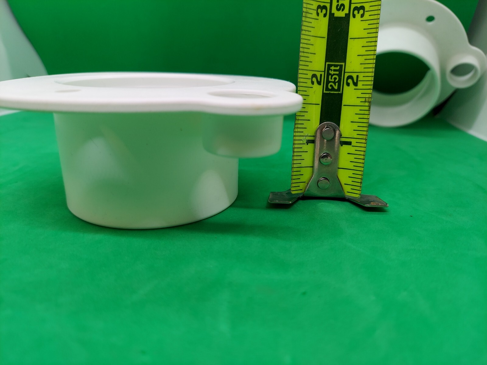 FLANGE 2 PACK 2" RIGGING HOSE PAIR WHITE OUTBOARD BOAT PAIR GROMET FUEL ...