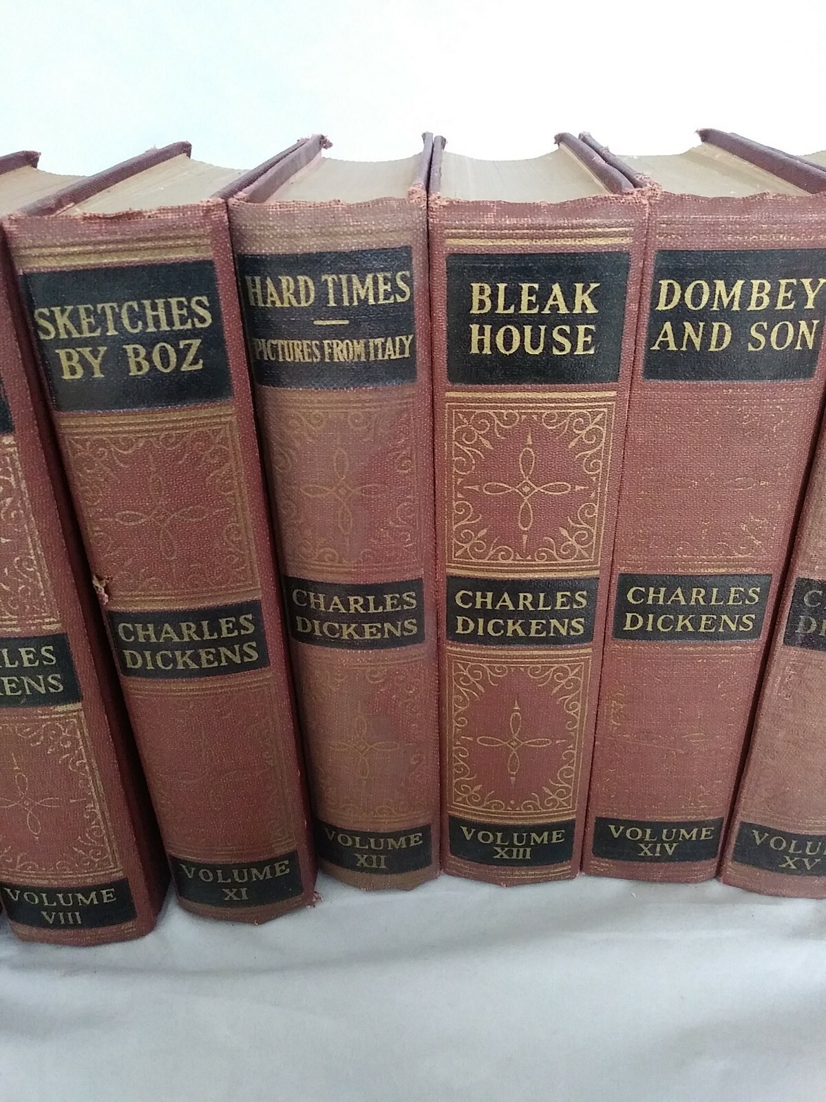 The Works of CHARLES DICKENS 16 of a 20 VOLUME Set CLEARTYPE Edition ...