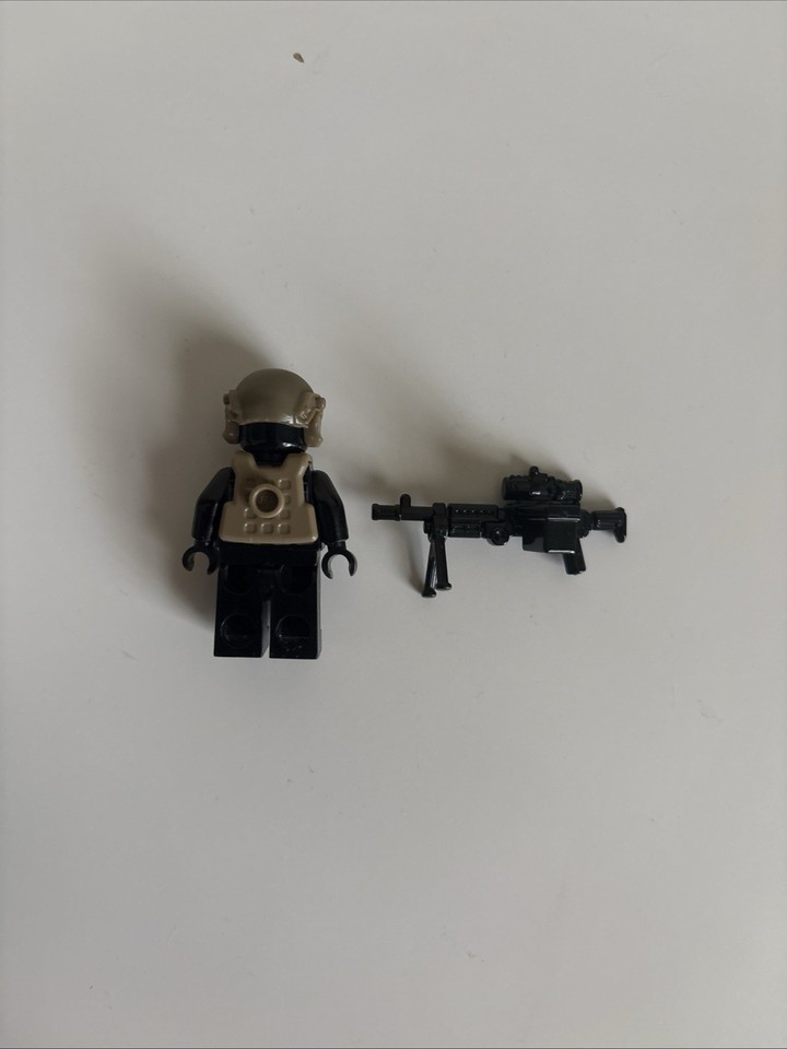 Custom Lego PMC Operator With M240B Brickmania INSPIRED | eBay
