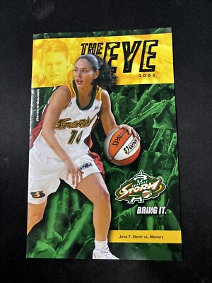 Seattle Storm vs Phoenix Mercury - WNBA Program - June 7, 2003 - Sue ...