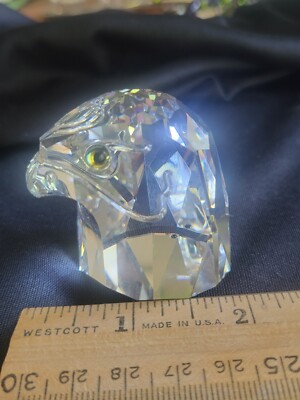 Retired Swarovski Crystal Eagle, Hawk or Falcon head | eBay