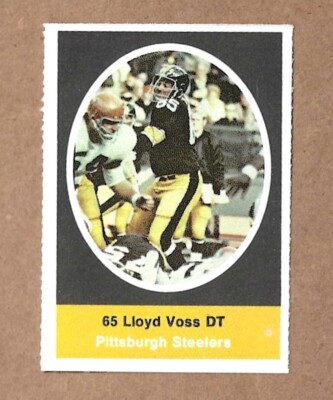 1972 Sunoco NFL Action Player Stamps Pittsburgh Steelers Lloyd Voss | eBay