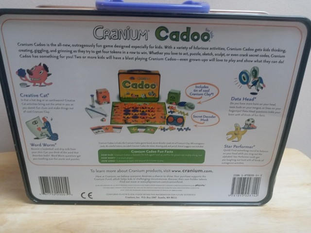 Cranium Cadoo Board Game 2003 Lunchbox Tin Edition for sale online | eBay