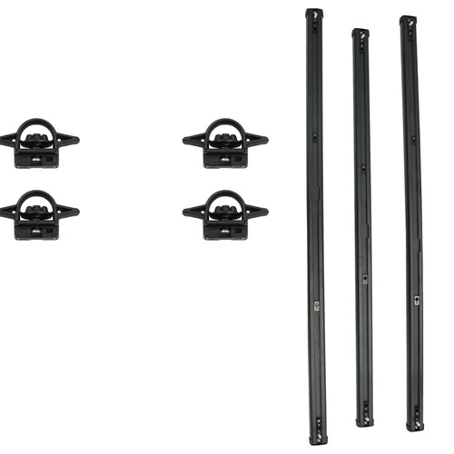 For 2020-2024 2025 Jeep Gladiator Trail Rail System Tie Down Rails ...