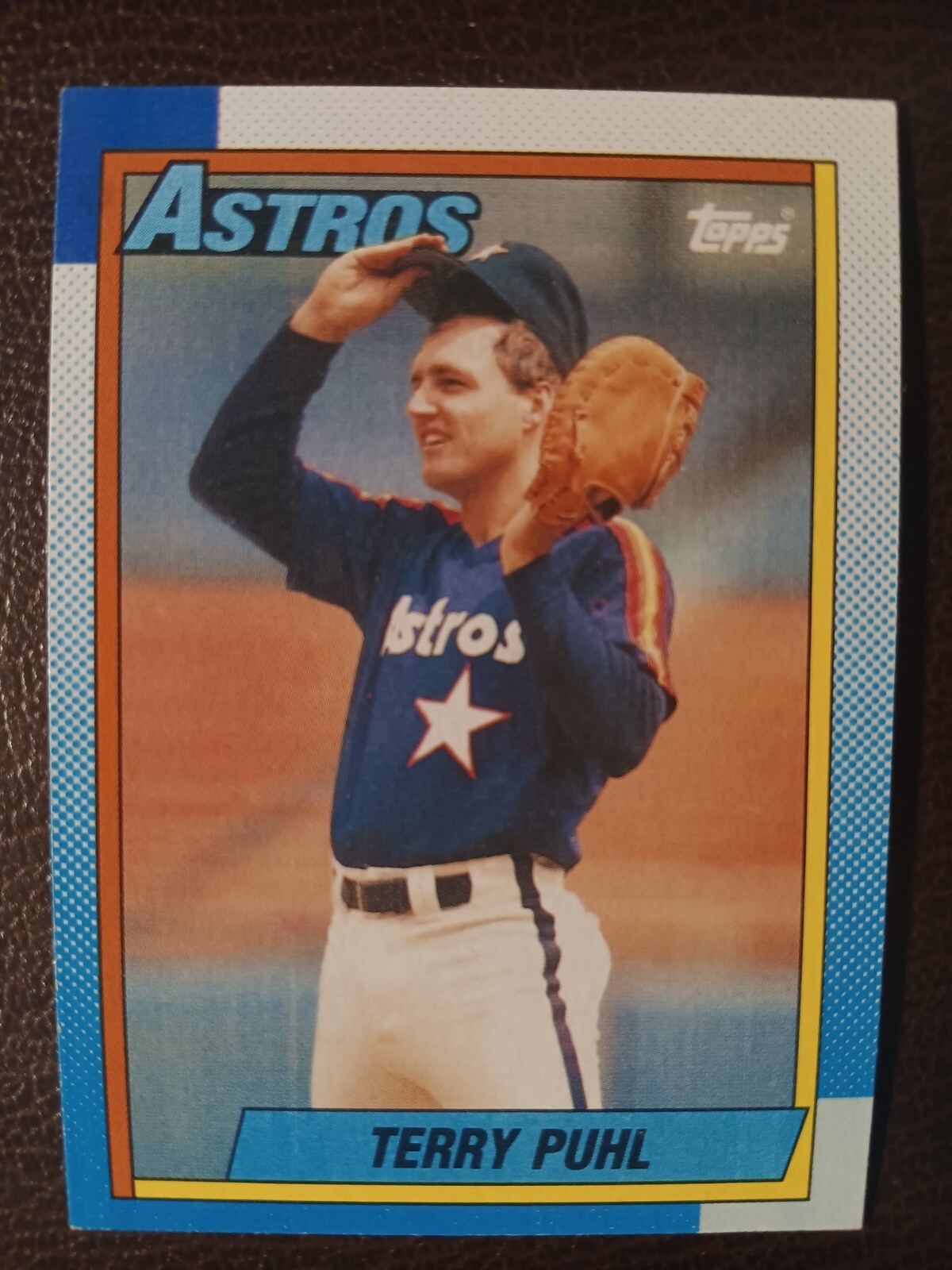 TERRY PUHL HOUSTON ASTROS 1990 TOPPS BASEBALL CARD #494 | eBay