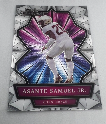 2021 Wild Card Alumination #ABC-32 ASANTE SAMUEL JR Rookie RC Florida ...