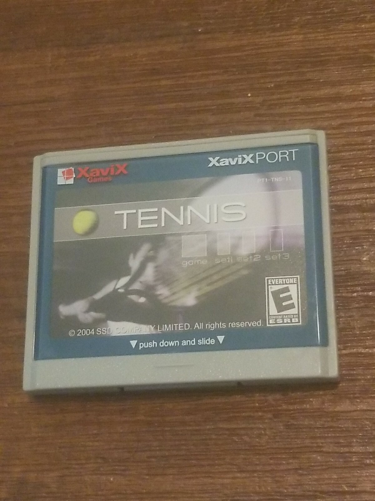 Xavix Port TENNIS Game Cartridge PT1-TNS-11 Xavix Games 2004 Untested ...