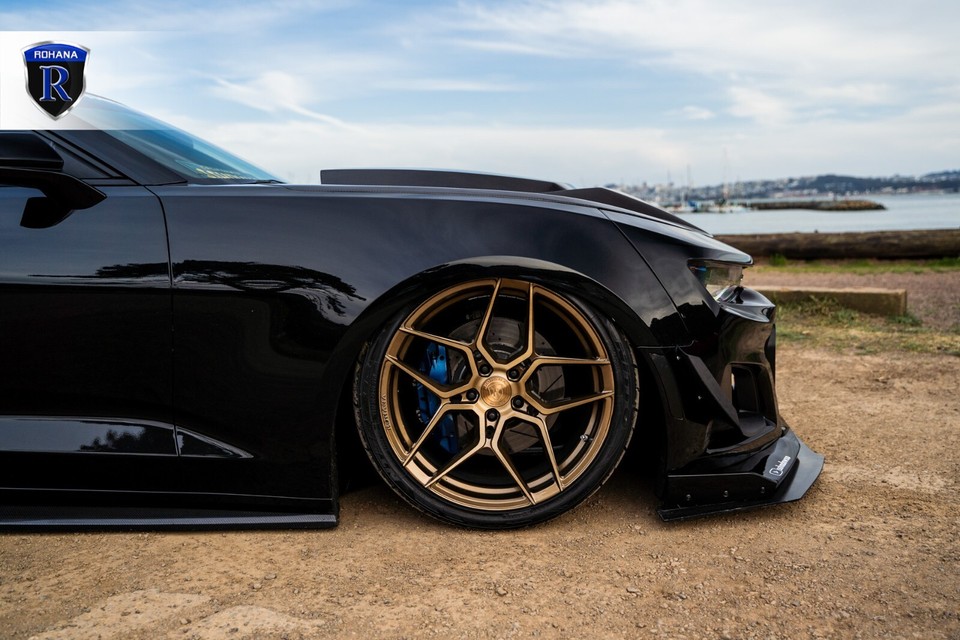 20" Rohana RFX11 Brushed Bronze 20x10/20x11 Wheels Chevy Camaro SS 1LE ...