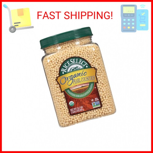 RiceSelect Organic Pearl Couscous, Israeli-Style Wheat Couscous Pasta ...