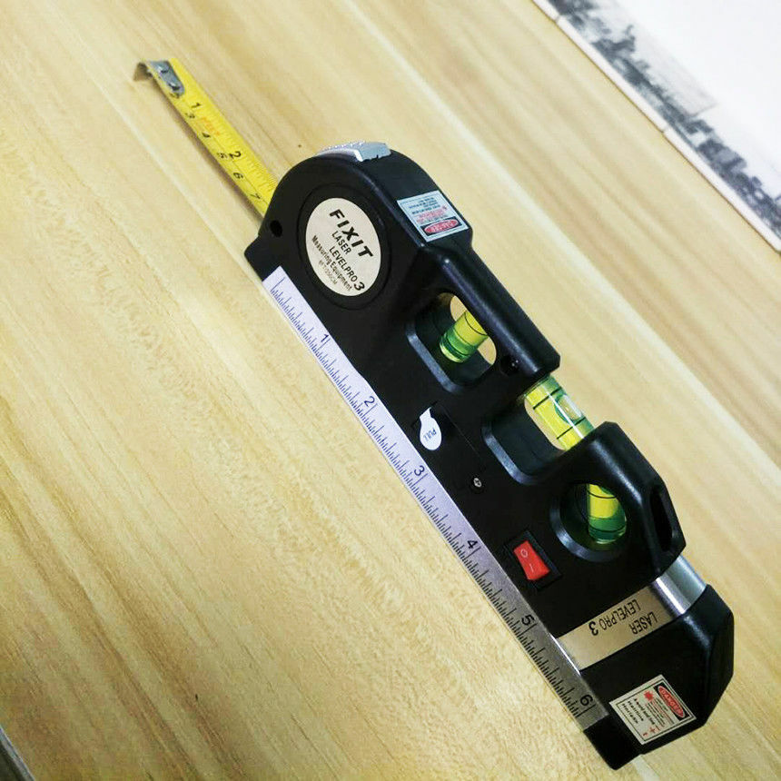 Multipurpose Laser Level Vertical Horizon Measuring Tape Aligner Metric ...