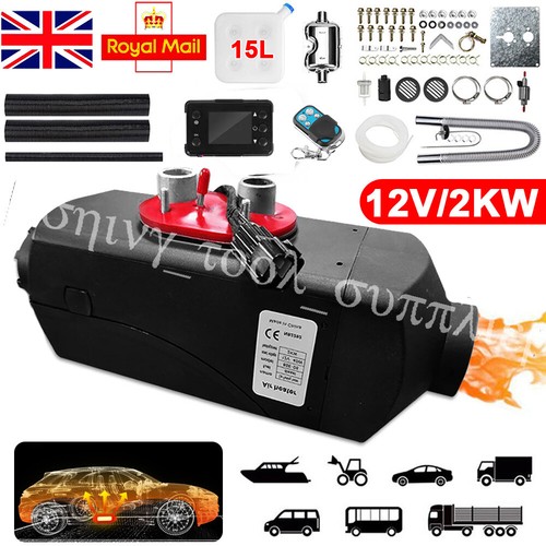 Diesel Heater 12V Caravan Camper Van Air Motorhome 2KW 15L Night ...