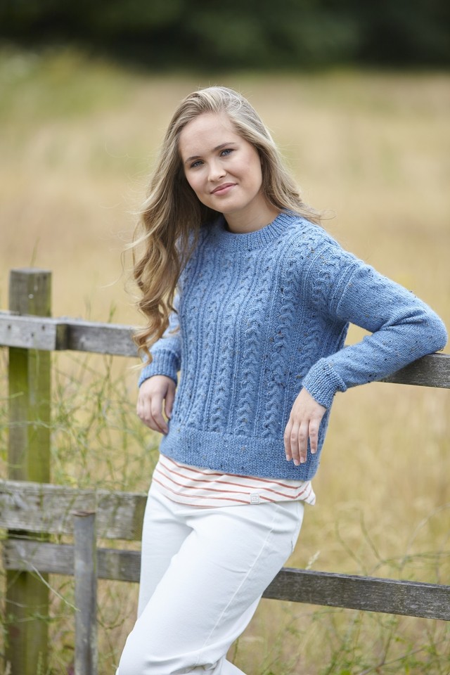 King Cole Woman's Double Knit Knitting Pattern Sweater & Cardigan 6099 ...