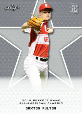 DAXTON FULTON 2019 LEAF PERFECT GAME "LIMITED EDITION" ROOKIE CARD! | eBay