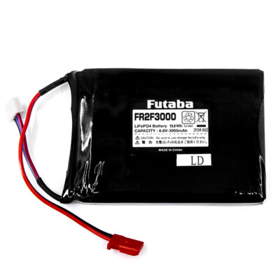 NEW Futaba - FR2F3000 3000 mAh LiFe 2S 6.6v Receiver Battery | eBay