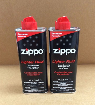 2 X Can Zippo 4 oz Fuel Fluid For Zippo Lighters Combo Set | eBay