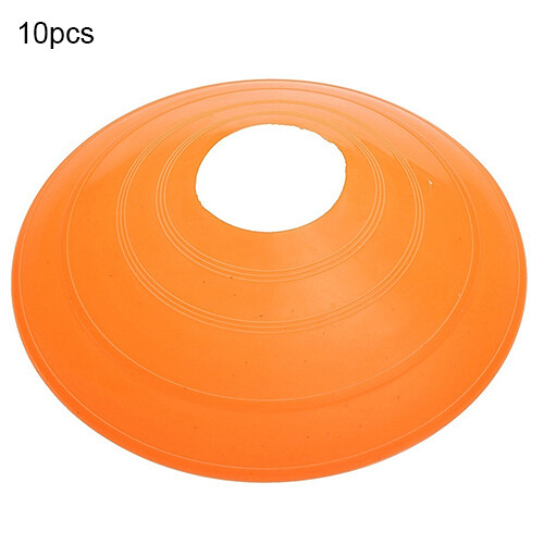 10Pcs Football Cross Training Track Disc Cones Sports Safety Equipment ...