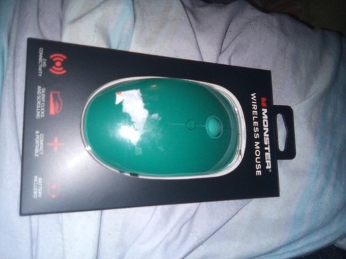 Monster Wireless Mouse Green Brand new in box wireless 2.4 G Wireless ...