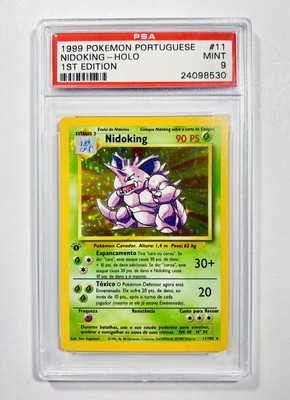 Pokemon Nidoking Portuguese 1st Edition Base Psa 9 #11 | eBay