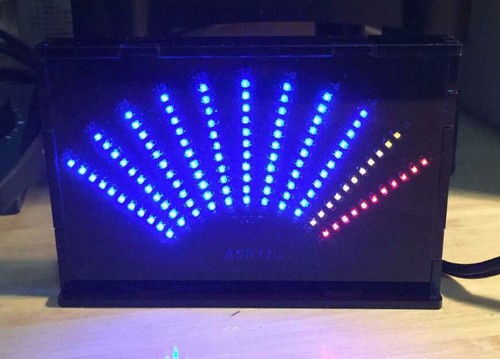 ASK11 LED Music Spectrum Display Analyzer Stereo Audio Level Indicator ...