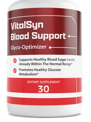 VitalSyn Glyco Optimizer Blood Health Support Dietary Supplement 30 ...