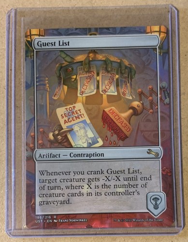 MTG Unstable Rare Guest List, M-NM | eBay Australia
