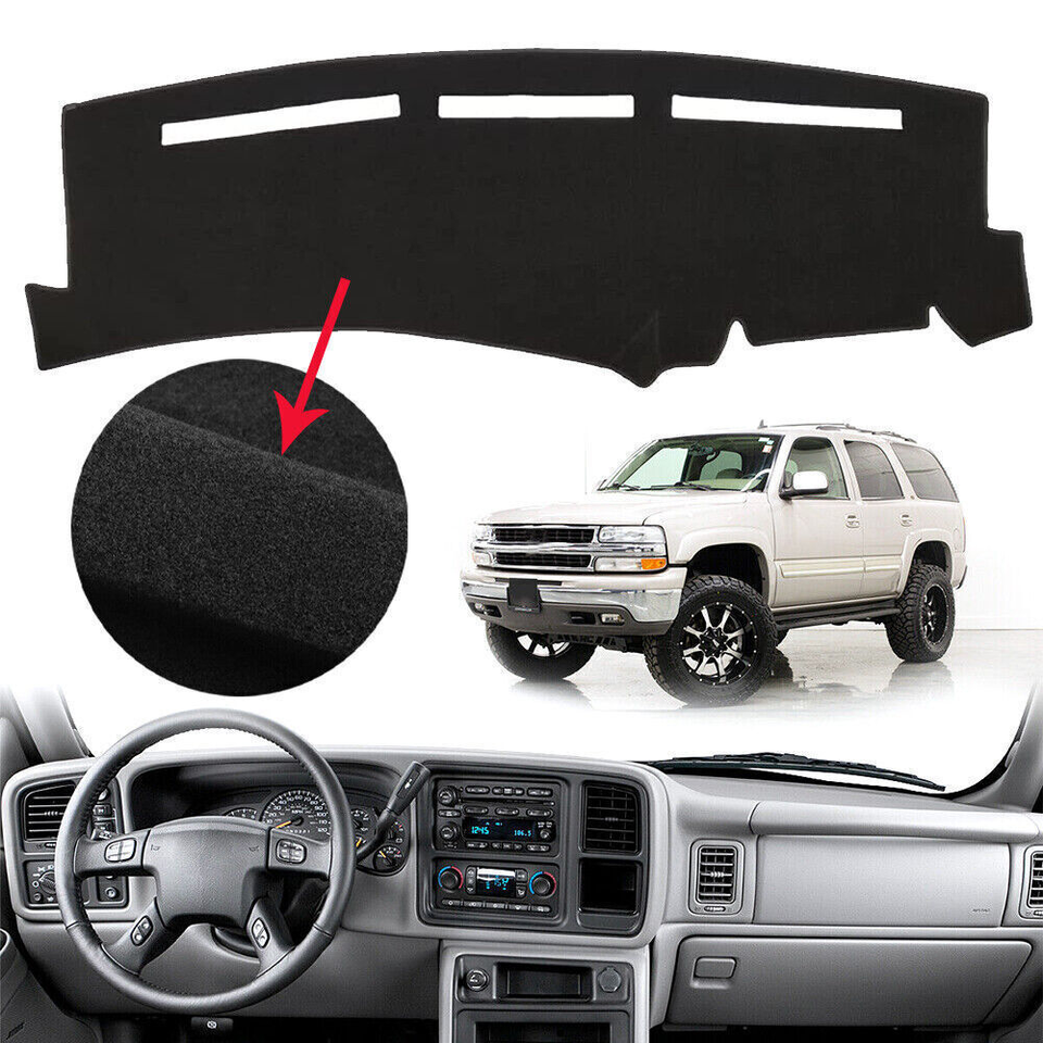 Car Dash Cover Mat Dashboard Pad for Chevy Silverado 1500 2500 Tahoe ...