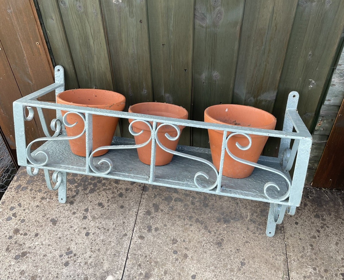 Wrought Iron Window Boxes Planters