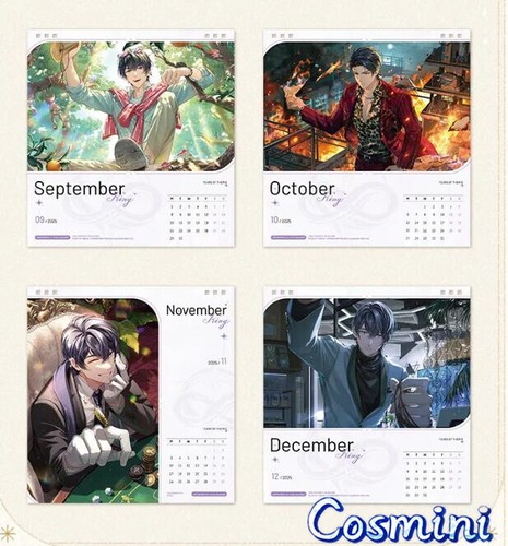 Official Tears of Themis Zuo Ran 2025 Desk Calendar Desk Decor ...