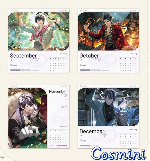 Official Tears of Themis Zuo Ran 2025 Desk Calendar Desk Decor ...