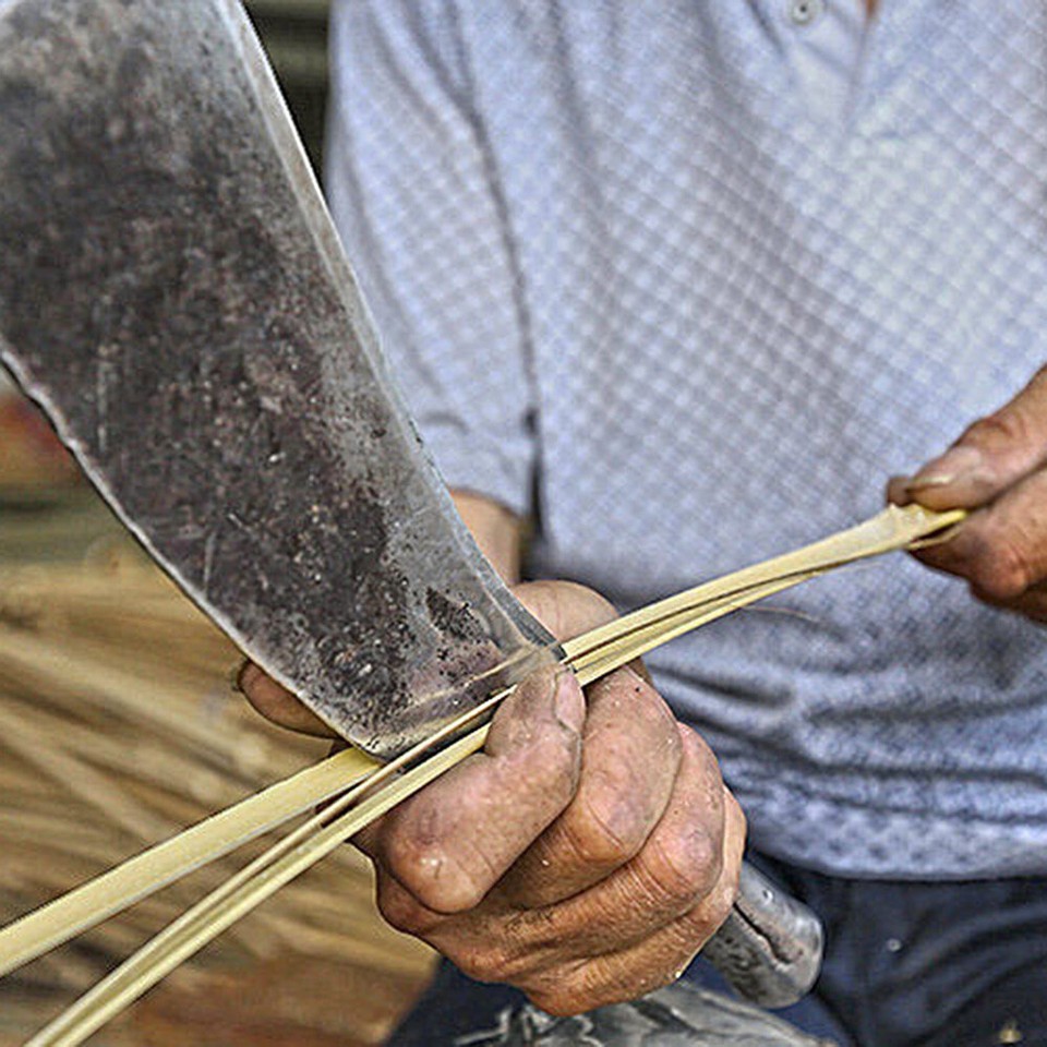 5pcs 50cm Bamboo Strips Woven Bow Building Stick Basket Reed Wedding ...