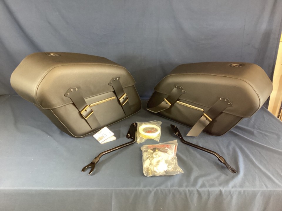 NEW Harley-Davidson Detachable Leather Hard S’Bags, 90201645, Sup ...