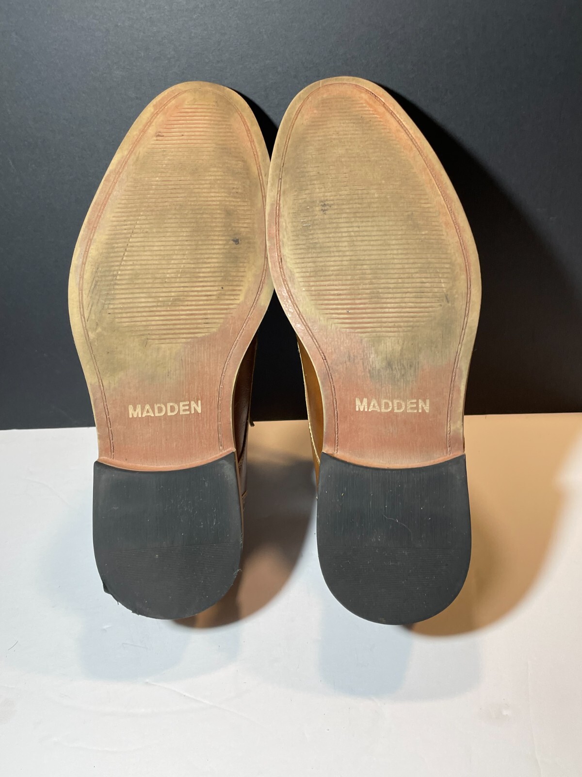 Steve Madden Bellman Leather Brown Lace Up Derby Casual Dress Shoes Men ...