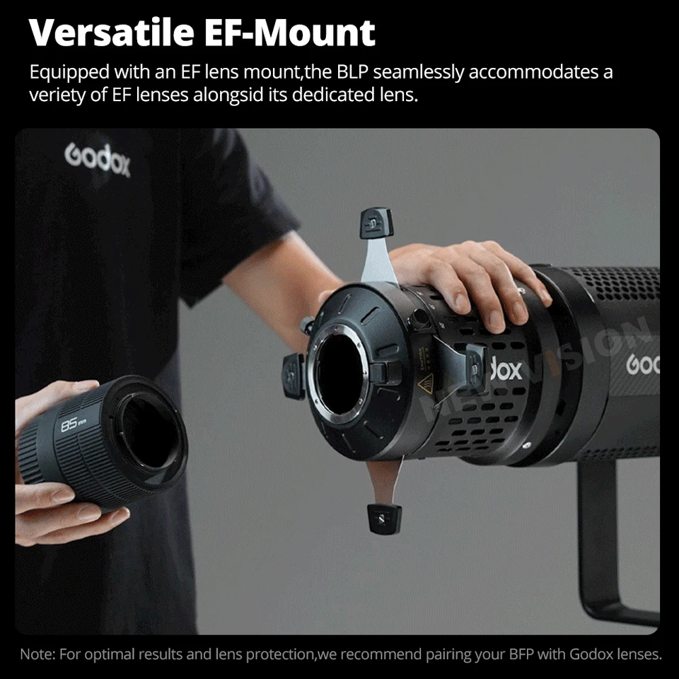 Godox BFP LED Flash Projection Attachment Bowens Mount Photography ...