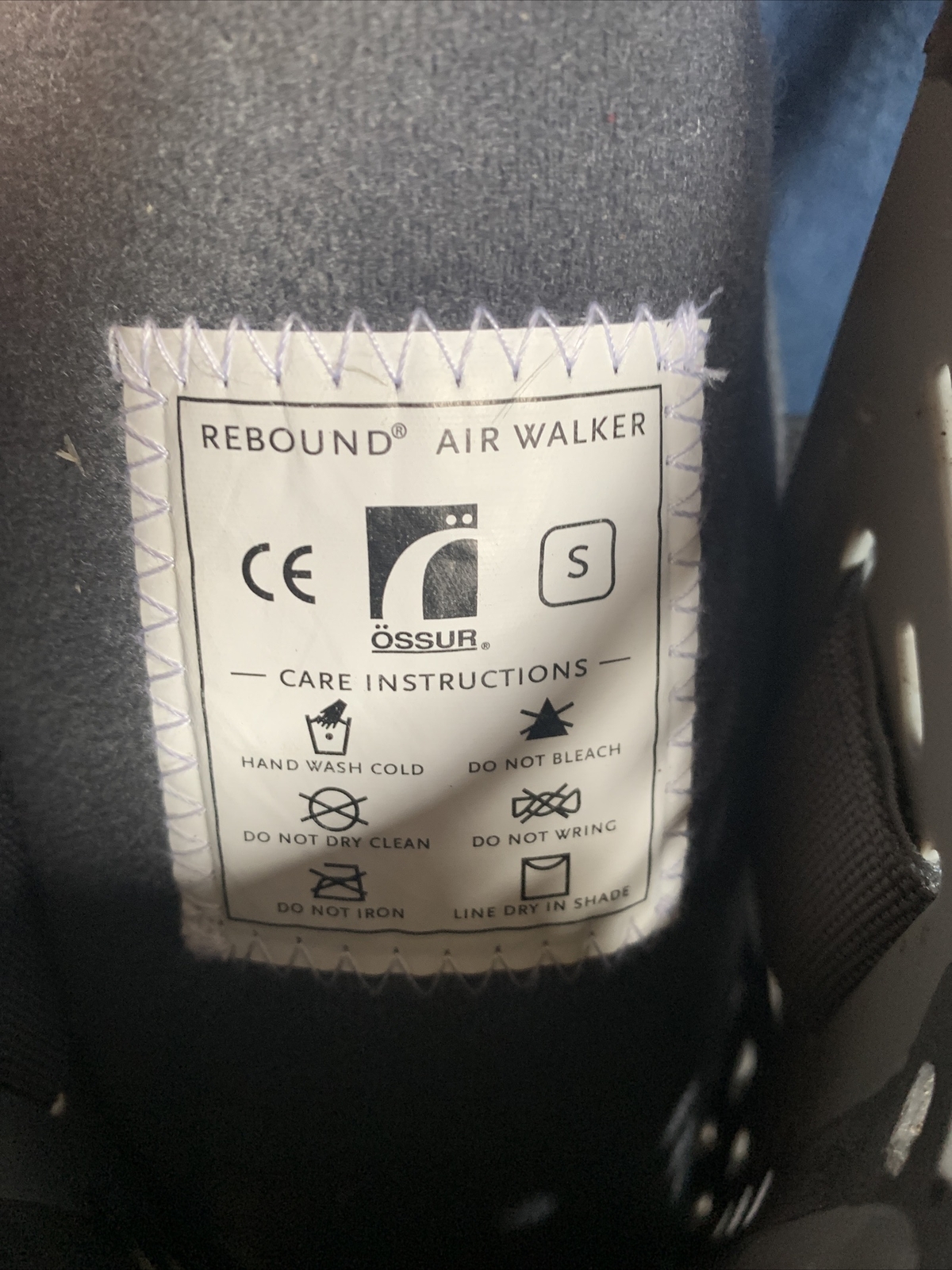 Ossur Rebound Air Walker High Top Ankle Foot Walking Brace Cast Pump ...