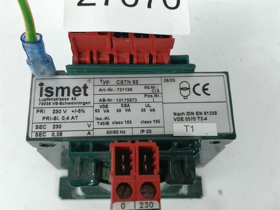 Ismet Cstn 63 Transformer Cstn63 | eBay