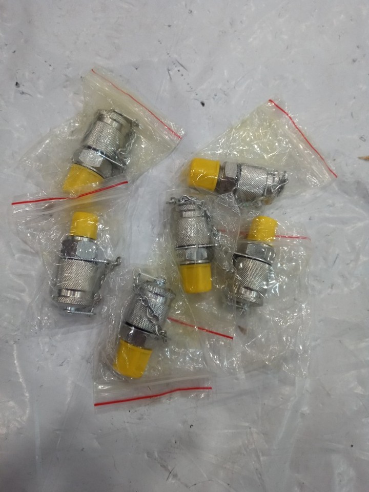 Hydraulic Pressure Gauge Kit with 6 Test Couplings 3 Pressure Gauges 3 ...