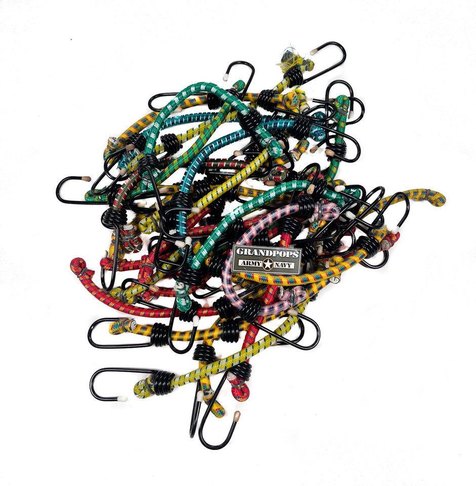 12" COLORED MULTI-PURPOSE BACKPACKING BUNGEE CORDS | eBay